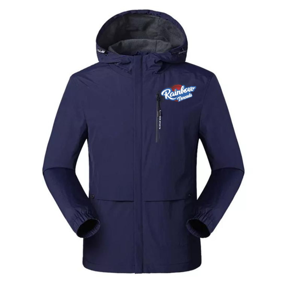 Buy Custom Embroidery Logo Waterproof Zipper Softshell Jacket from ...