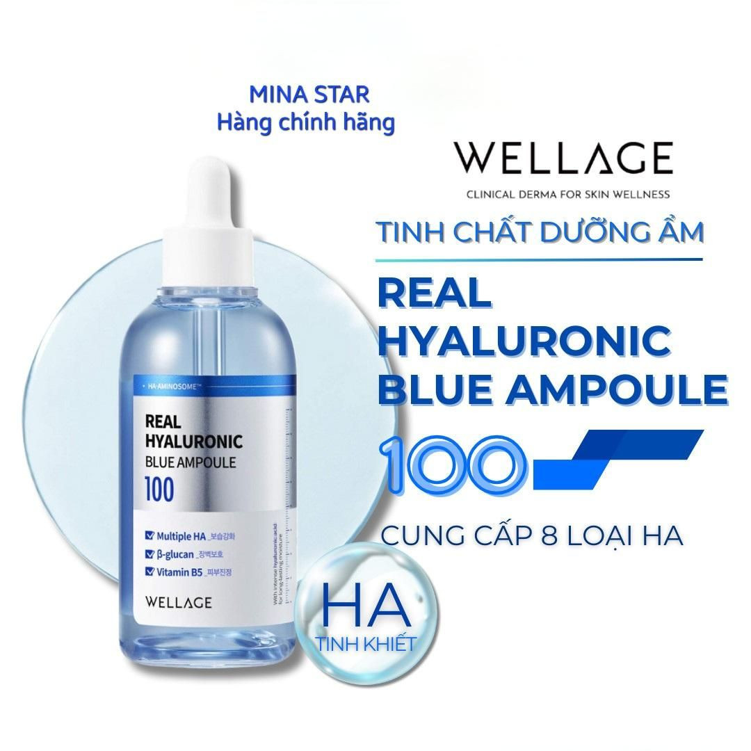 Buy 75ml Wellage Real Hyaluronic Blue Ampoule from Sao MInh Anh Ltd ...