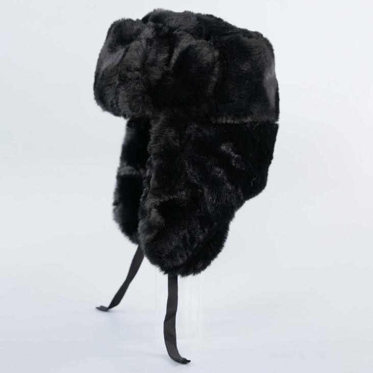 Buy Full Wool Black Lei Feng Hat Men's Hat Winter Ear Protection Hat ...