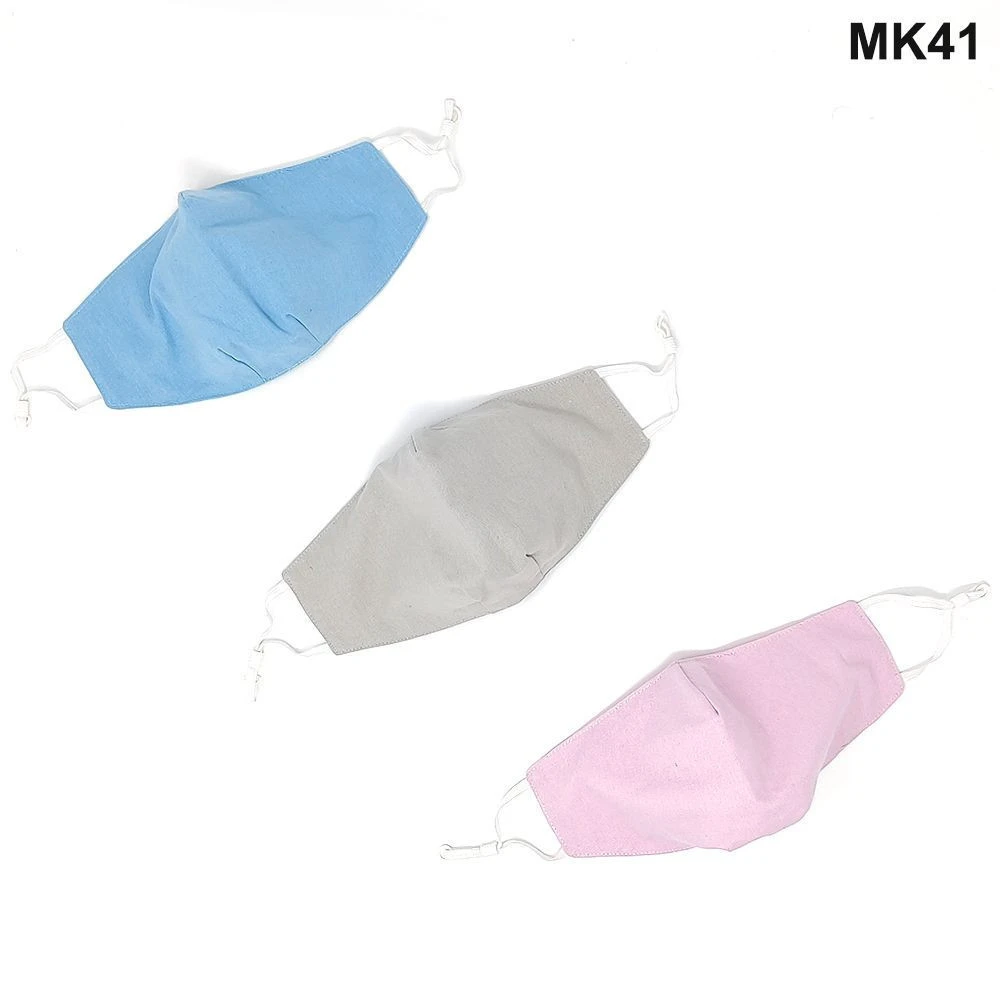 Buy Solid Color Face Shape Triple Layer Reusable/washable/breathable ...