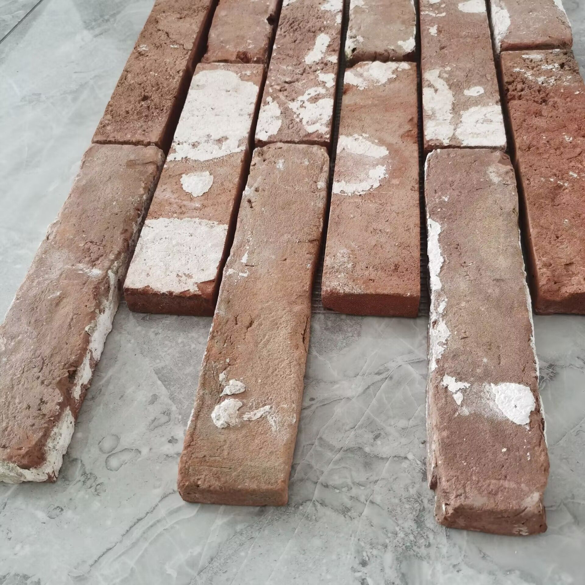 Buy Reclaimed Thin Brick Tile Mesh Back Decoration Wall from TAITONE ...