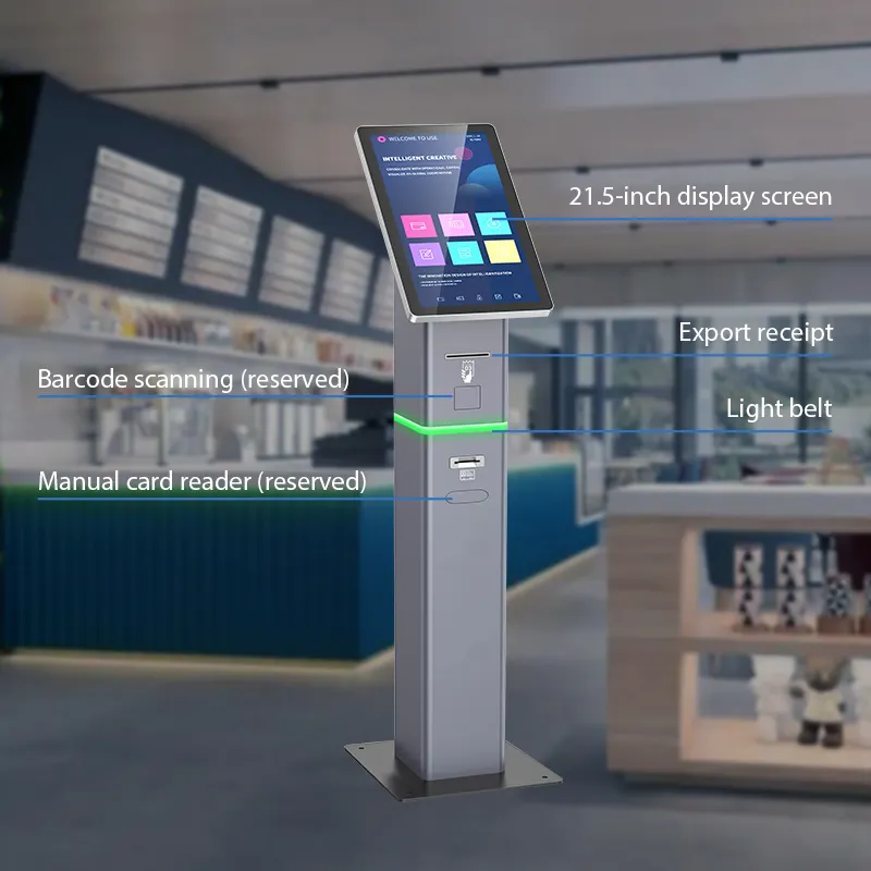 Buy Hotel Self Check In Kiosk With Card Dispenser Coin Deposit Kiosk ...