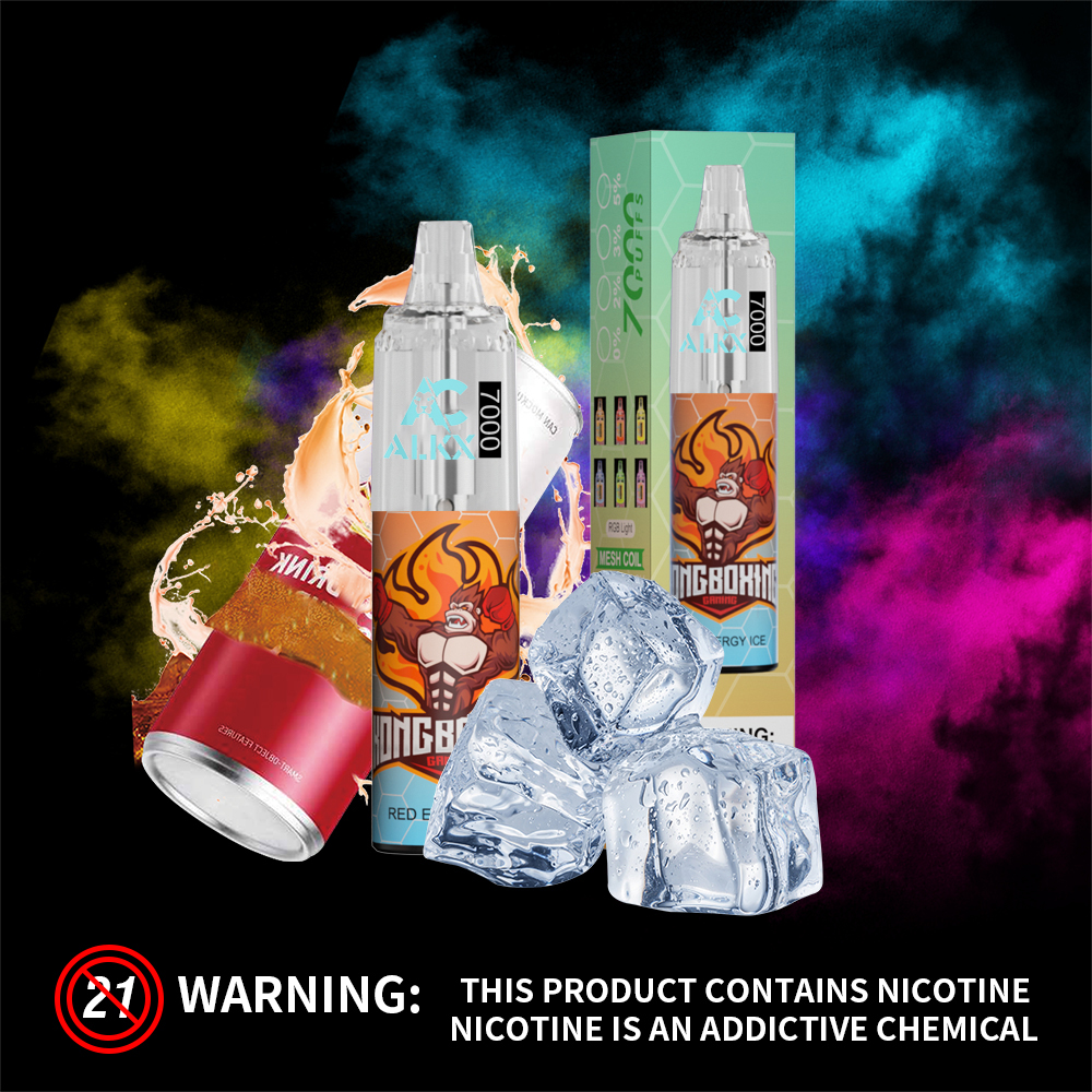 Buy Alkx X004 7000 Puffs Chimpanzees Vape 10ml Liquid Rechargeable ...