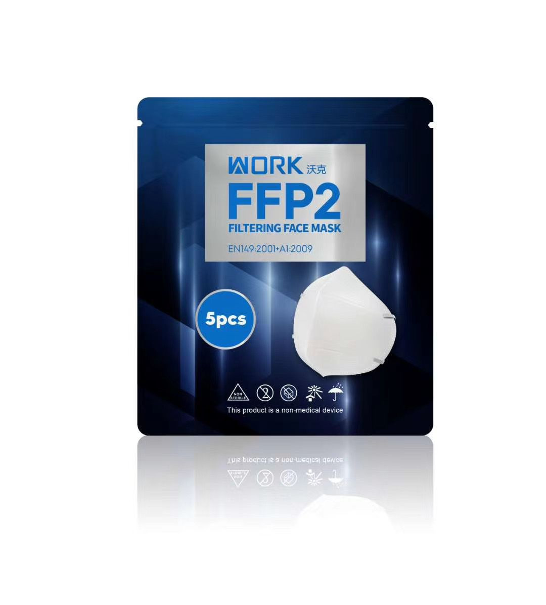 Buy Real Ce Ffp2 Kn95 Disposable Face Mask from Dimacare Srls, Italy ...