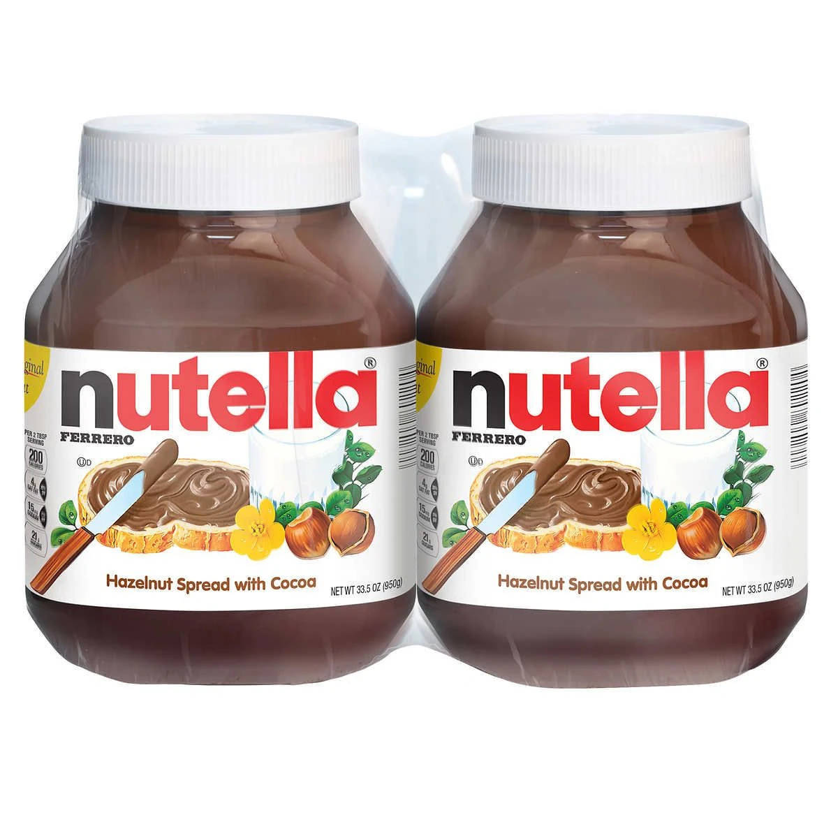 Buy Ferrero Nutella Chocolate 150g, 350g, 400g, 650g, 750g, 800g from ...