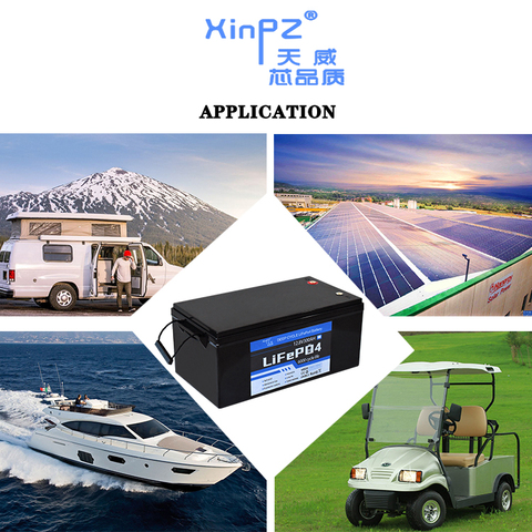 Buy 12v 300ah Led Power Display Lithium Deep Cycle Rv Battery 12v ...