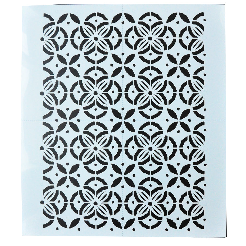 Buy 18*18 Inch Large Laser Cut Plastic Custom Stencil For Wall Painting ...