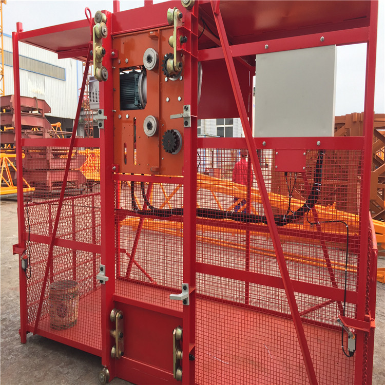 Buy 1ton Load Single-cage Sc100 Construction Hoist from Sichuan ...