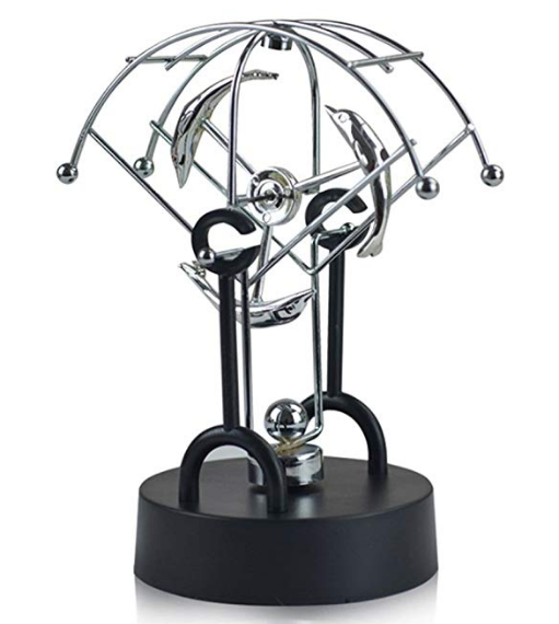 Buy 3 Dolphins Shape Kinetic Orbital Revolving Gadget Perpetual Motion ...