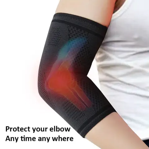 Buy Adjustable Power Lifting Elbow Sleeves Compression Elbow Knee ...