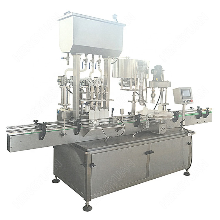 Buy Automatic Linear Piston Dosing Bottle Filling Star Wheel Conveying Single-head Capping ...