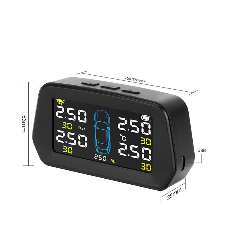 Buy Automobile Digital Tyre Air Gage Rising Tire Pressure Gauge ...