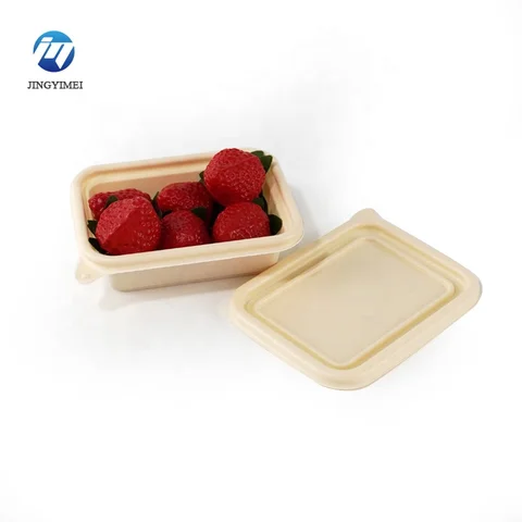 Buy Biodegradable Corn Starch Food Packing Box Disposable Food ...
