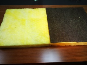 Buy Black Faced Fiberglass Insulation Wuth Tissue And Cloth Materials ...