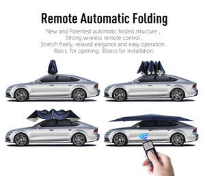 Buy Car Roof Umbrella Heated Electric Automatic Remote Control Car ...