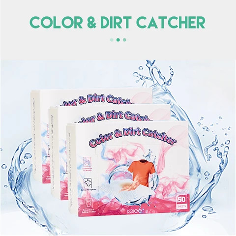 Buy Color Grabber Laundry Sheet Washing Clean Color Catcher Laundry ...