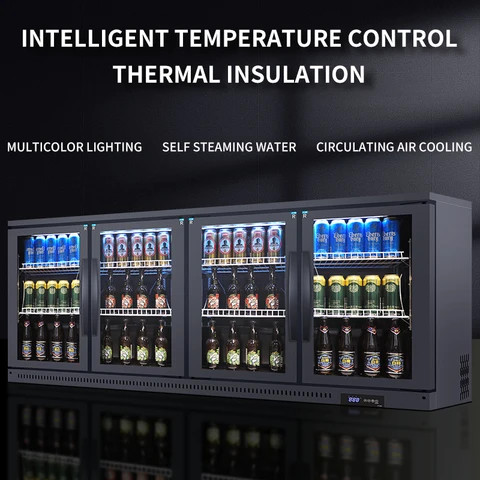 Buy Commercial Bar Counter Display Fridge For Drinks Fridge Display ...