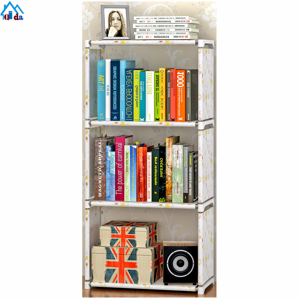 Buy Creative Fabric Shelf Storage Bookcase Shelf Bookrack Strengthen ...