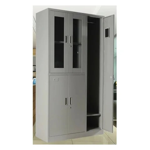 Buy Custom Design Steel Line Furniture Metal Locker Cabinet 6 Doors For ...