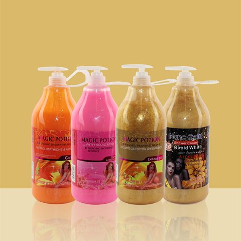 Buy Custom Private Label Magic Potion Whitening Body Wash Organic Rose ...