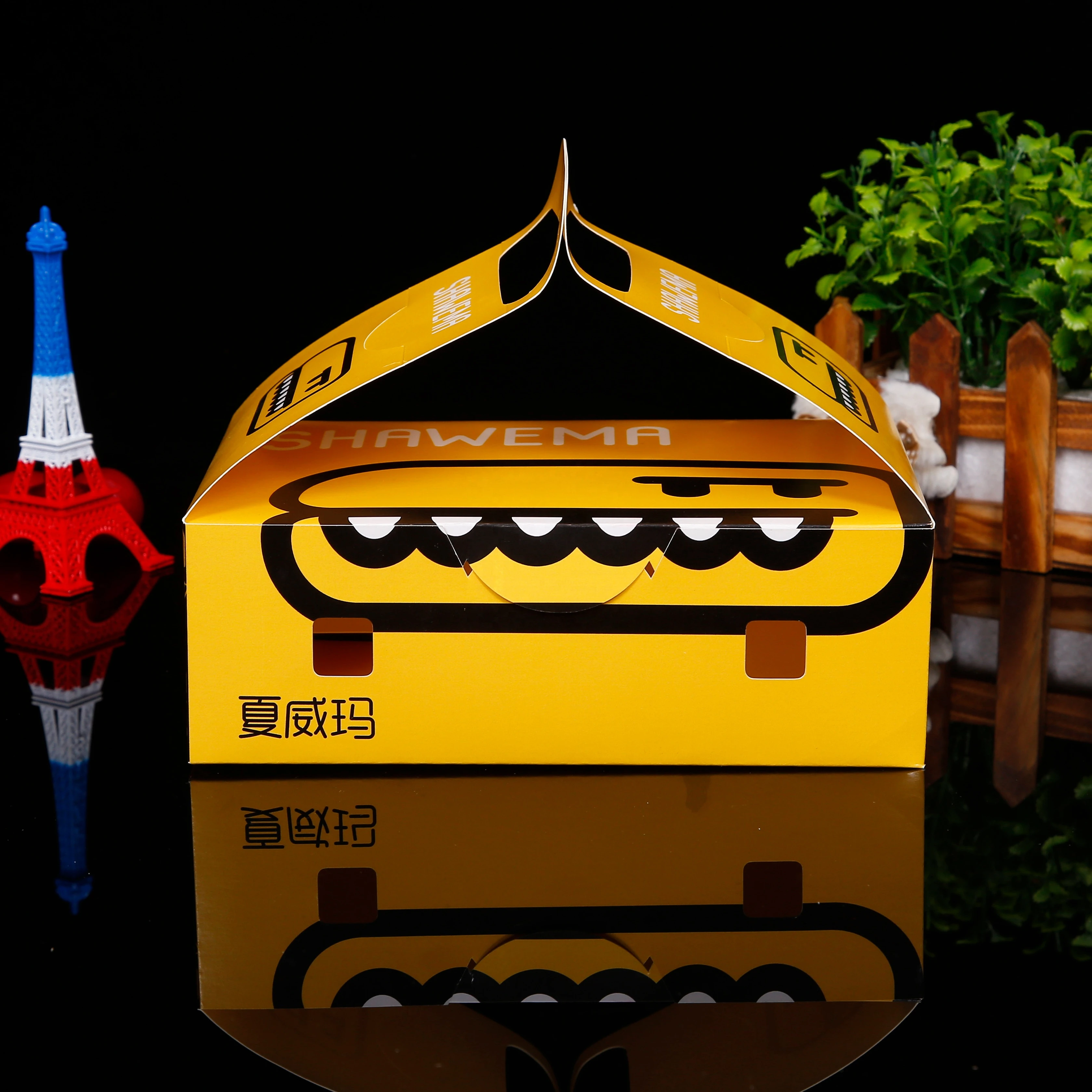 Buy Customized Print Fried Chicken Box Takeaway Box With Handle from ...