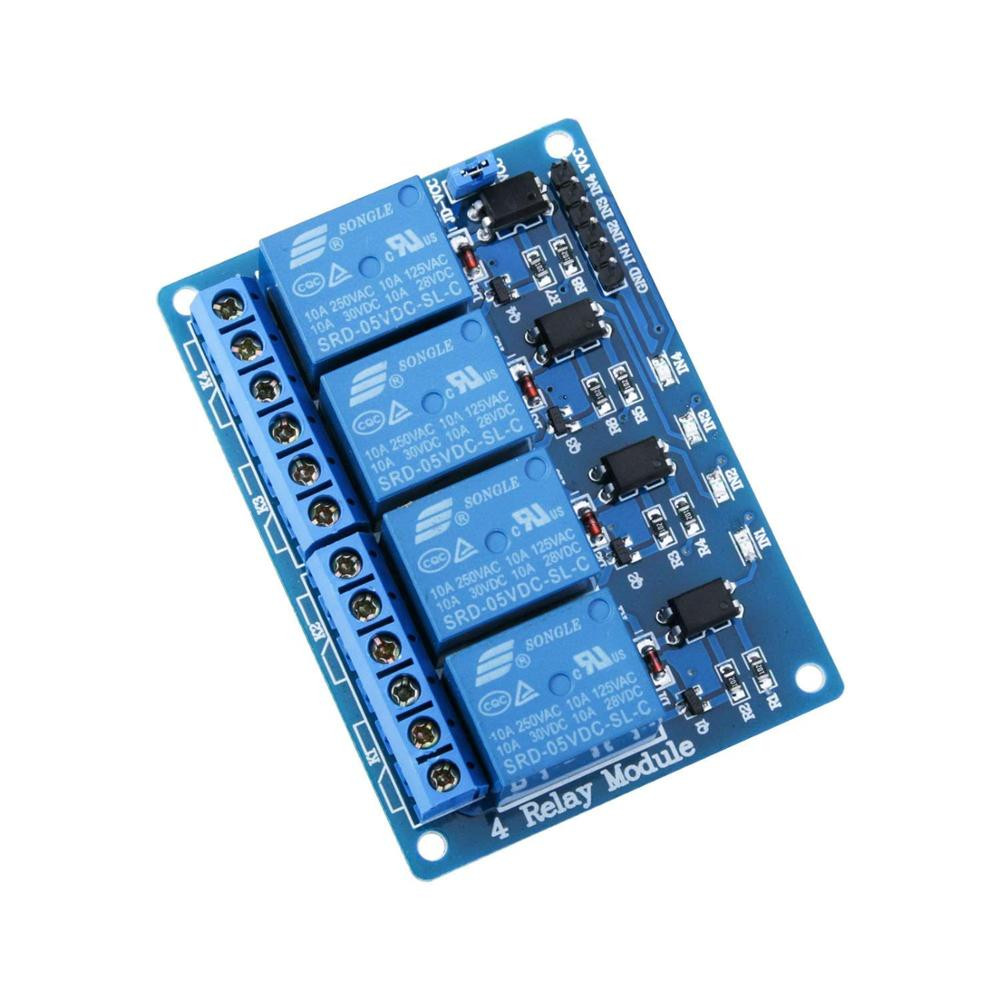 Buy Dc 5v 4 Channel Relay Module With Optocoupler from Shenzhen ...