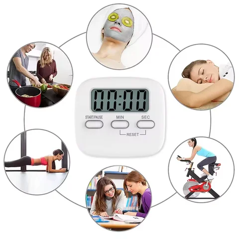 Buy Digital Kitchen Timer, Cooking Timer, Strong Magnet Back, For ...