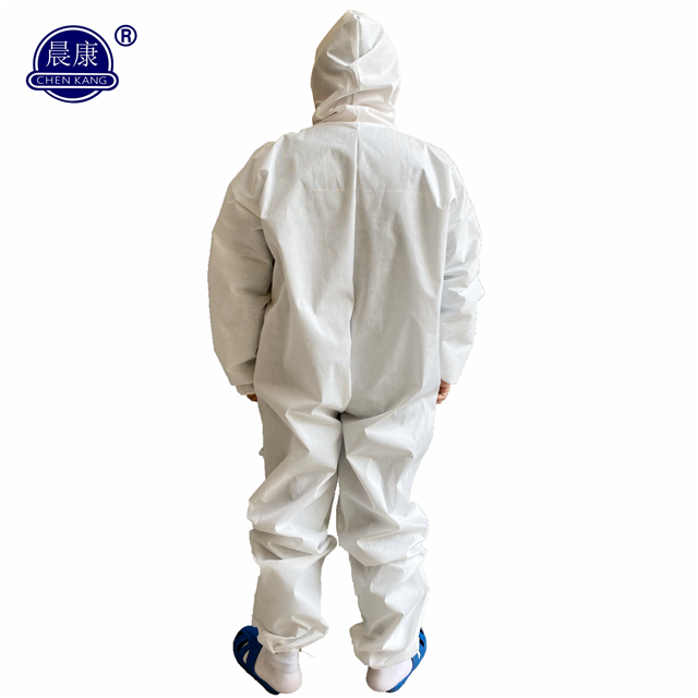 Buy Disposable Fabric Cleanroom Suits Work Coverall Protective Clothing ...