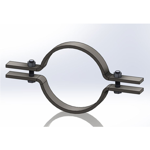 Buy Easy Installation Strut-mounted Clamps Steel Riser Clamp For Pipe ...