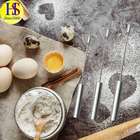 Buy Eco-friendly Manual Semi-automatic Egg Beater 10 12 14 Inch Whisk ...