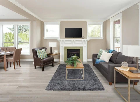 Buy Eco-friendly Spc Vinyl Plank Flooring Spc Stone Plastic Composition ...