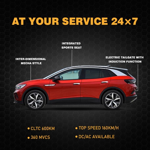 Buy Faw Vw Id 4 Crozz Dazhong Version New Energy Vehicle Suv 5 Seats ...