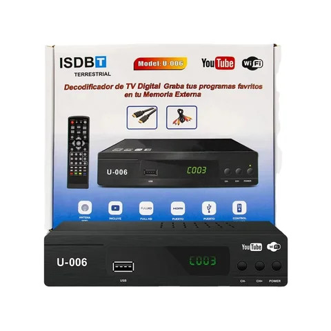 Buy Gaxever U006 Decodificador Isdb-t Decoder Isdb-t Receiver Digital ...