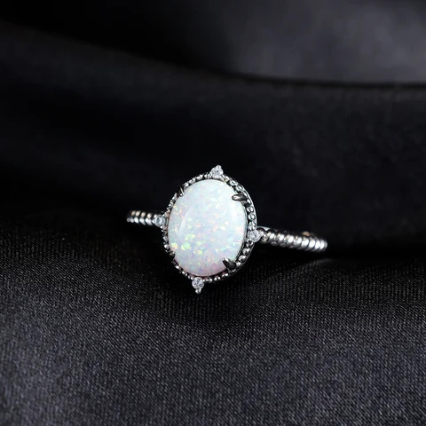 Buy Grace Jewelry Custom Statement Luxury Zircon Opal 925 Sterling ...