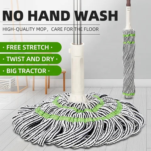Buy Head Modern Design Floor Magic Easy Squeeze No Water Marks Twist ...