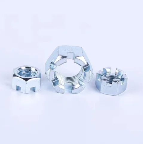 Buy Hex Flange Hexagon Slotted Castle Nut And Castle Nuts With Metric ...