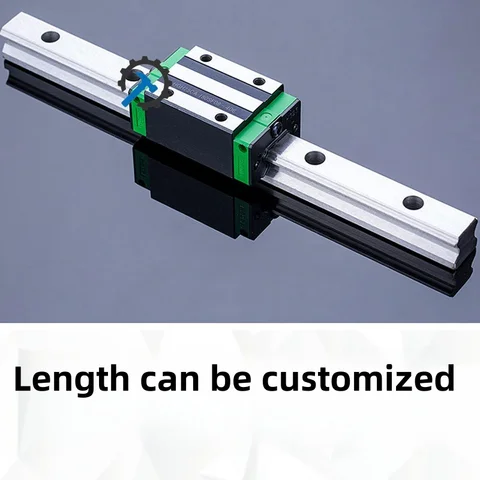 Buy Hgh/hgw15/20/25 Square Flanged Linear Guide Rail Slide Block Linear Square Rail Slide Table ...