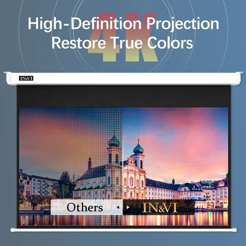 Buy High Quality 4k Alr Projector Screen Fabric 16:9 84 Inch Projector ...