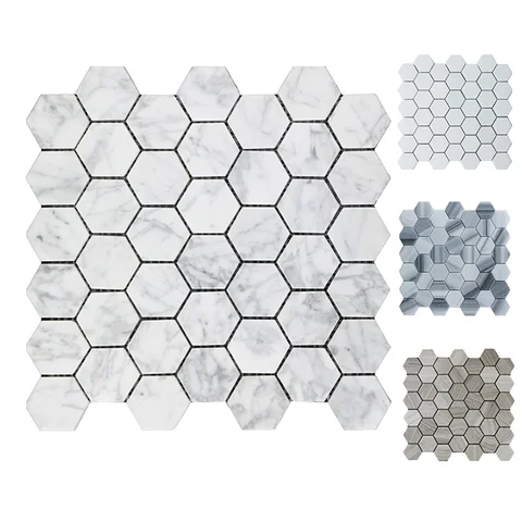 Buy Hight Quality Ceramic Hexagon Wall Tile Mosaics Waterproof Exterior ...