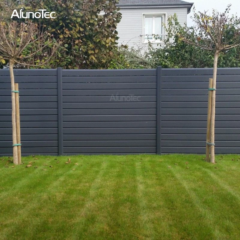 Buy Horizontal Fencing Garden Aluminium Plat Screen Slat Fence Diy from ...