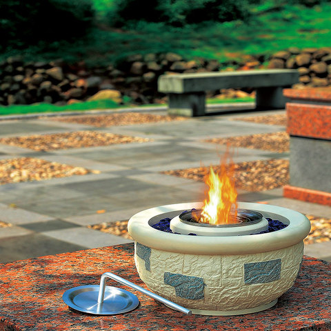 Buy Indoor Outdoor Fire Pit Tabletop Portable Fire Bowl Pot Bio Ethanol ...
