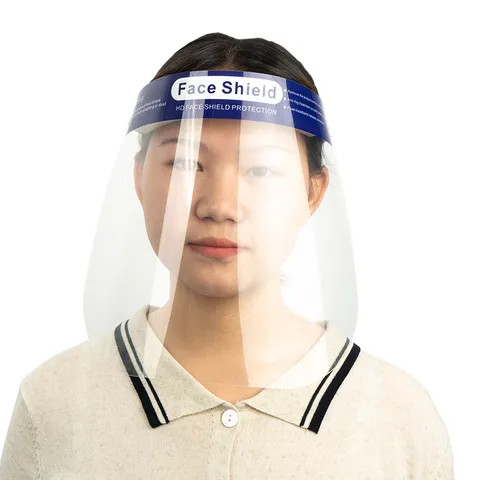 Buy Industrial Dust-proof Face Shield Transparent Disposable Protective ...