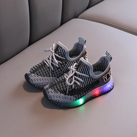 Buy Kid Running Sneakers With Led Sole Children Glowing Casual Sport ...