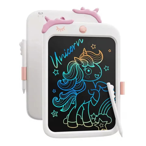 Buy Kids 10 Inch Cartoon Unicorn Animal Lcd Hand-painted Boarbaord ...