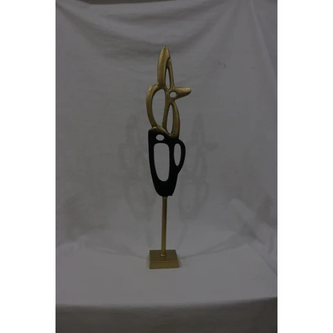 Buy Metal Decorative Tabletop Object Aluminum Casted Golden Color ...