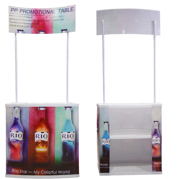 Buy Newly Advertising Promotion Table Pvc, Promotion Counter , Demo ...