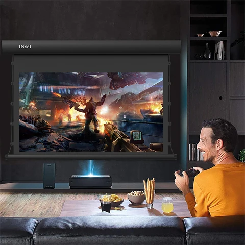 Buy Oem Indoor 100 Inch Alr Motorized Projector Screen 16:9 4k Cbsp Ust ...