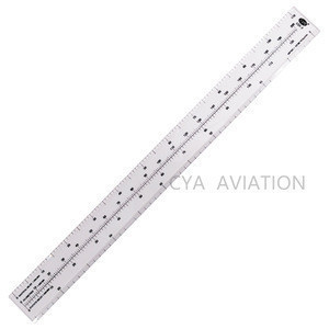 Buy Plastic Pilot Scale Ruler 16 Inch Nautical Miles Long Ruler For ...