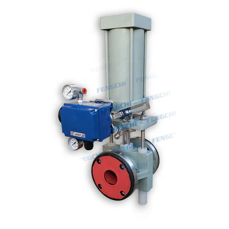 Buy Pneumatic Normally Adjust Open Pinch Valve Equipped Azbil Locator ...