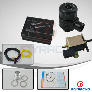 Buy Pqy Racing- New Electrical Diesel Black Blow Off Valve With Adapter ...
